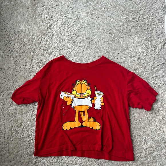 Marshalls | Tops | Garfield Red Tshirt | Poshmark
